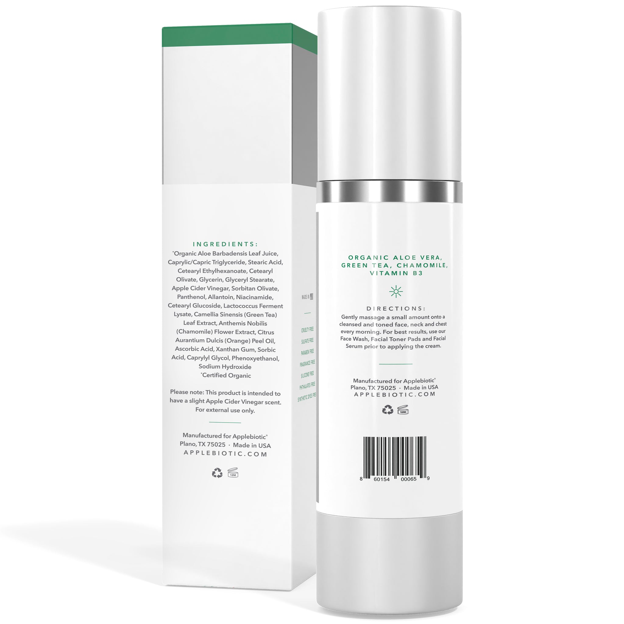 Apple Cider Vinegar Renewing Day Cream - applebiotic